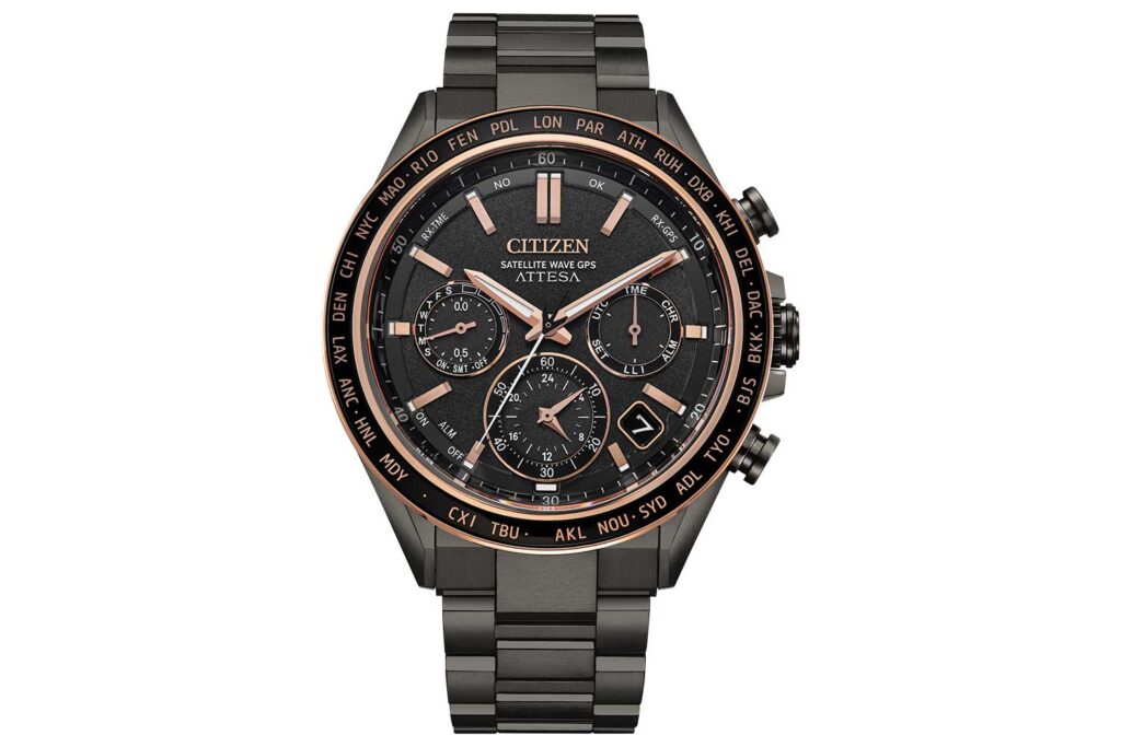 Citizen's Most Advanced Attesa F950 Eco-Drive Satellite Wave GPS Watch ...