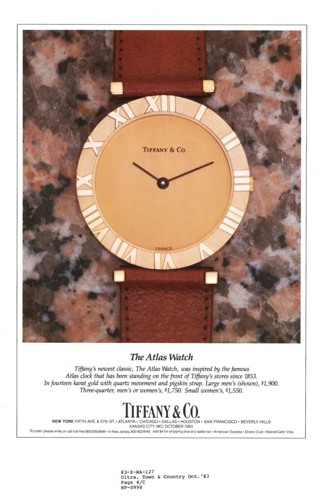 The Tiffany & Co. Atlas Watch is Back