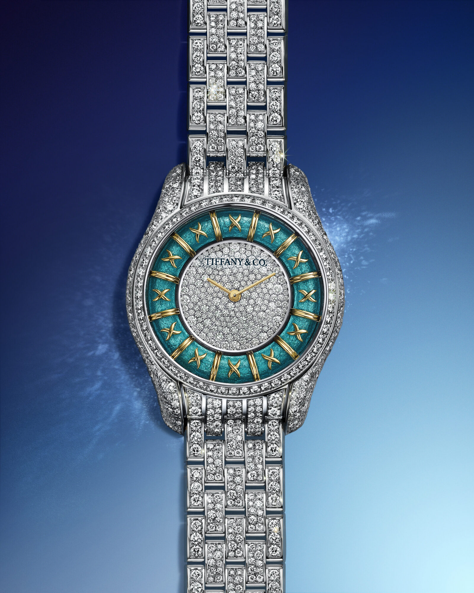 Tiffany & Co. Enamel Watch: Schlumberger Paillonné Masterpiece